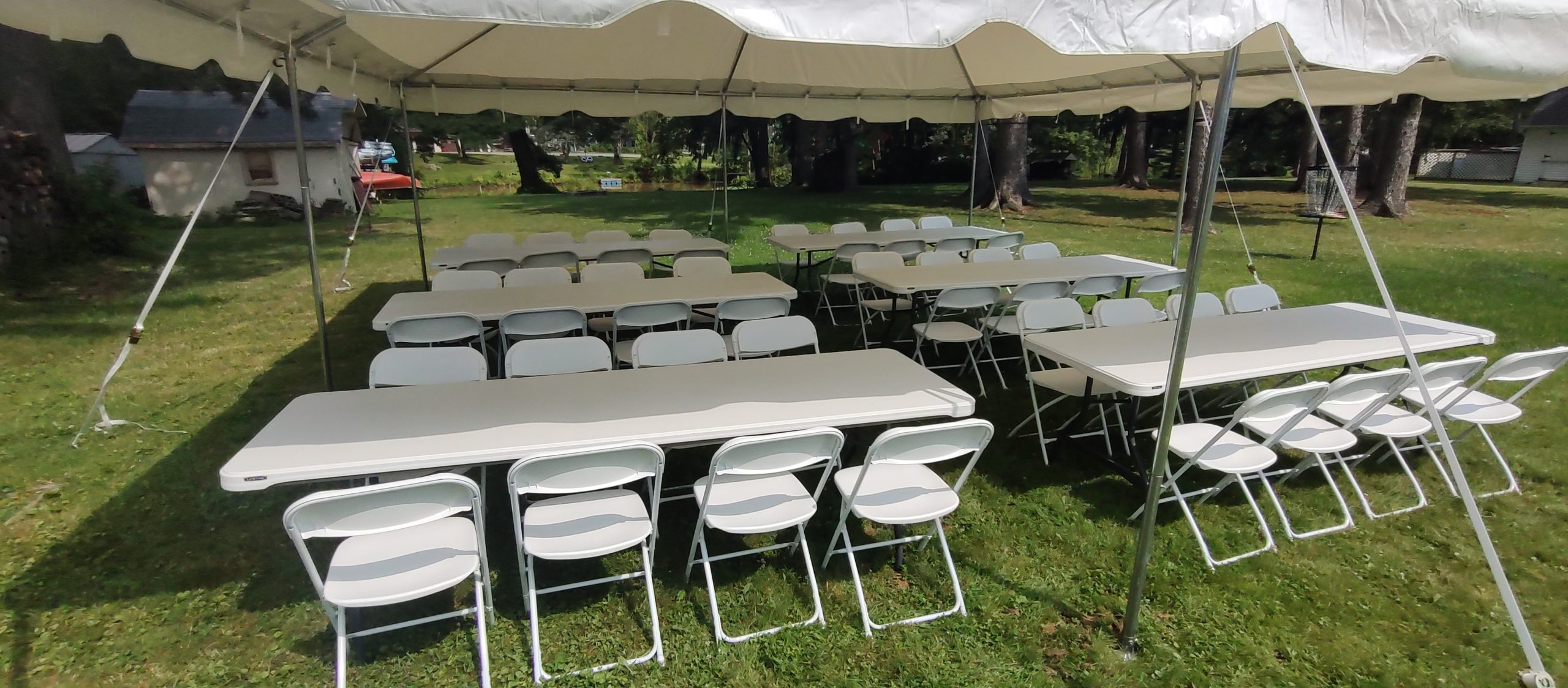 Tents, Tables, and Chairs - Howitt's Bounce House & Party Supply